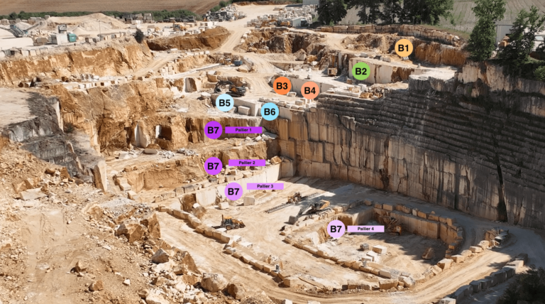 La pierre de Luget - Carrière de Luget