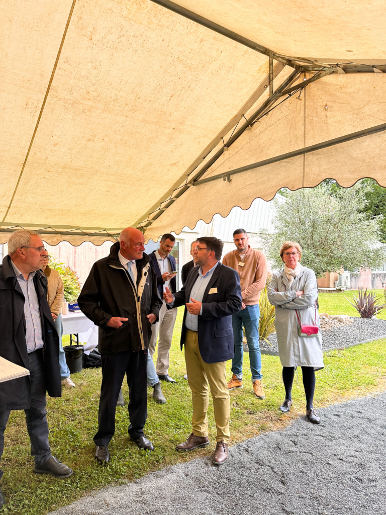 Alain Rousset nous rend visite - Carrière de Luget